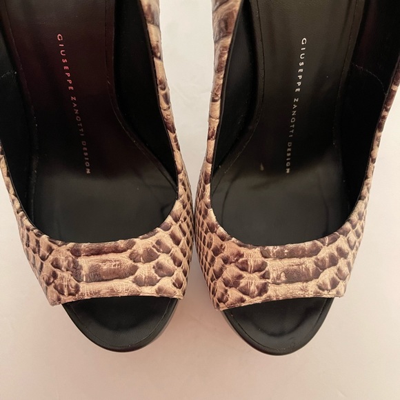 Giuseppe Zanotti | Shoes | Giuseppe Zanotti Roccia Snakeskin Embossed ...